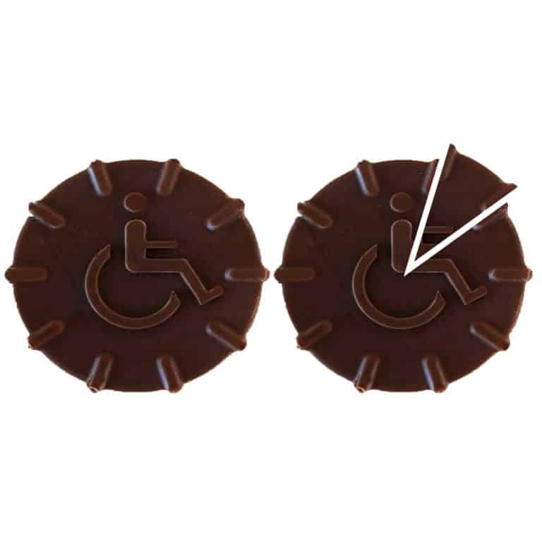 500mg Milk Chocolate Puck - Atomic Wheelchair - June Special Offer ...