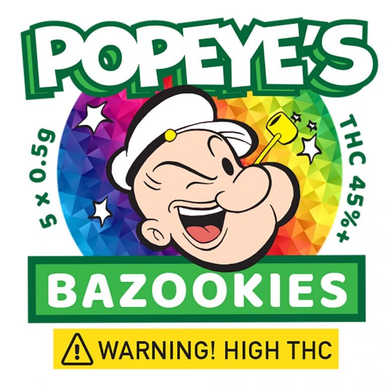 Bazookies Popeyes Infused Spinach Rolls | Exceptional Pre-Rolls